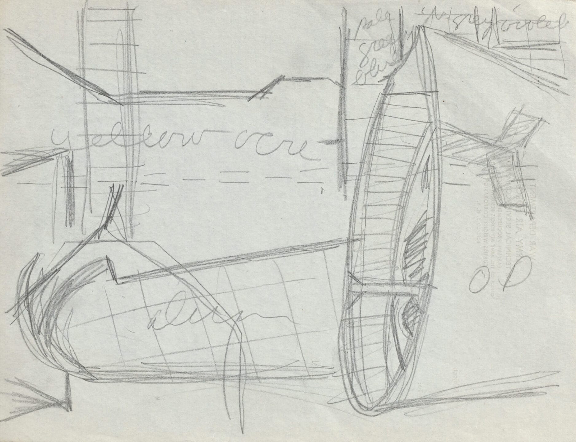 Curtiss-Wright Aircraft Plant Study – Wing, Fixture - Vilcek Foundation